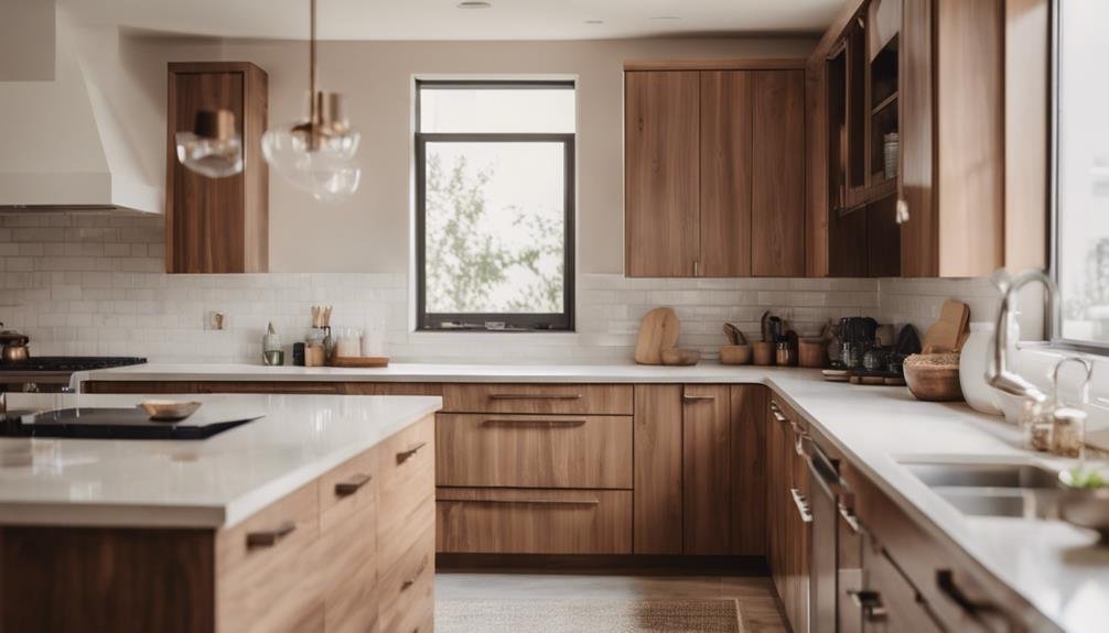 15 Modern Walnut Kitchen Cabinet Ideas