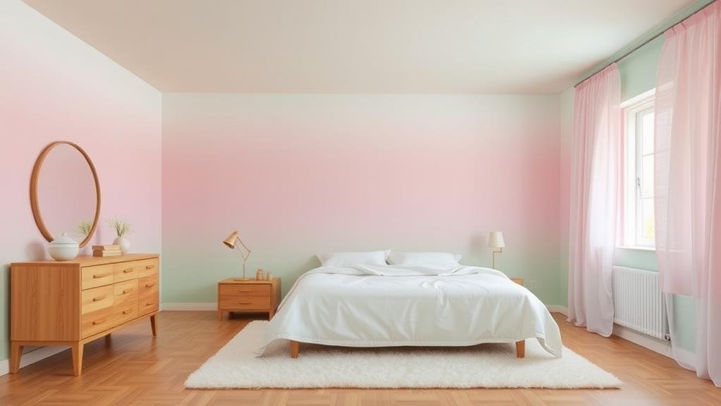 10 Pink Two Colour Combination For Bedroom Walls