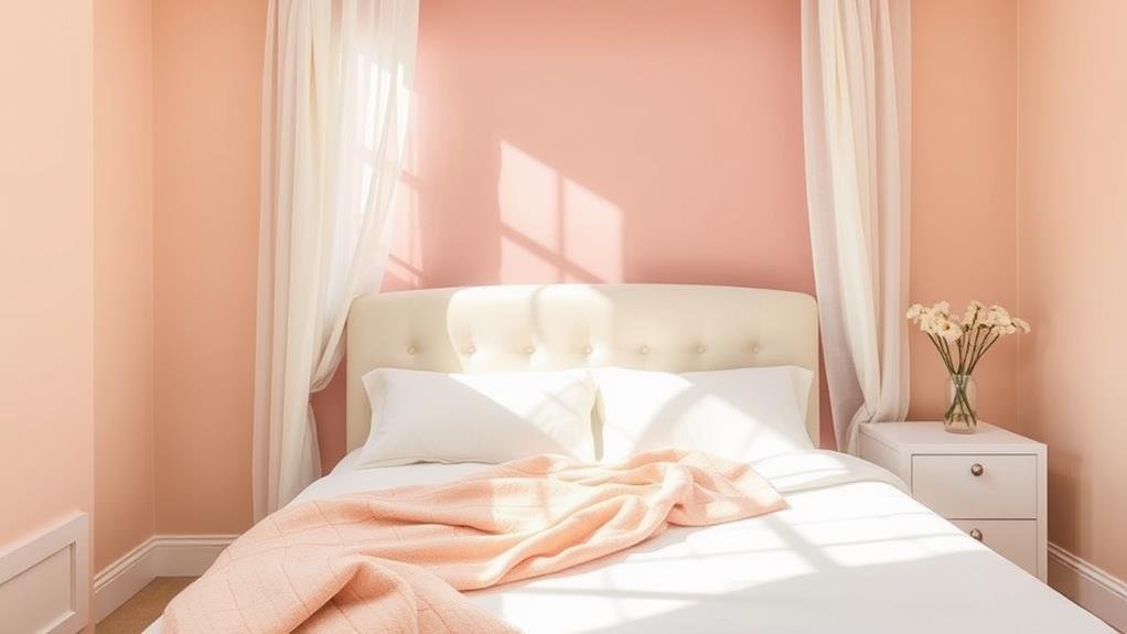 10 Pink Two Colour Combination For Bedroom Walls
