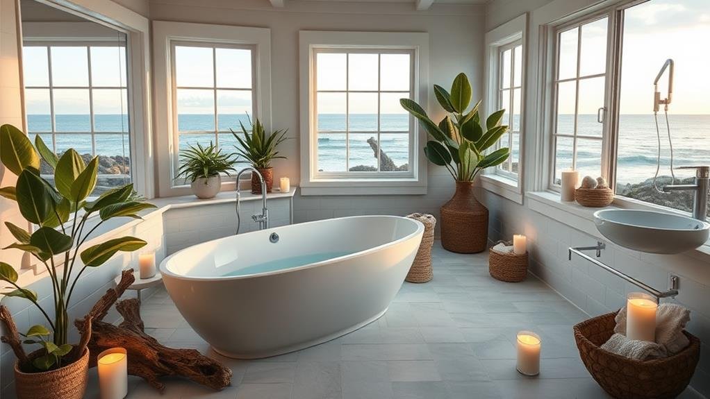 10 Beautiful and Soothing Coastal Bathroom Ideas