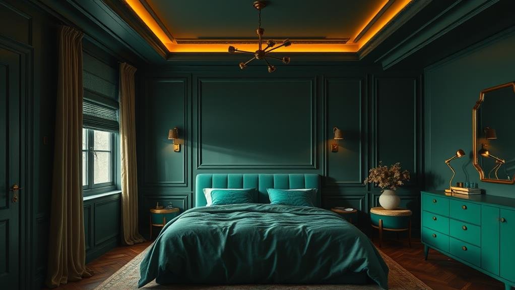 15 Modern Dark Green Bedroom Ideas