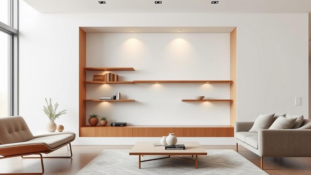 15 Stunning Living Room Alcove Shelving Ideas
