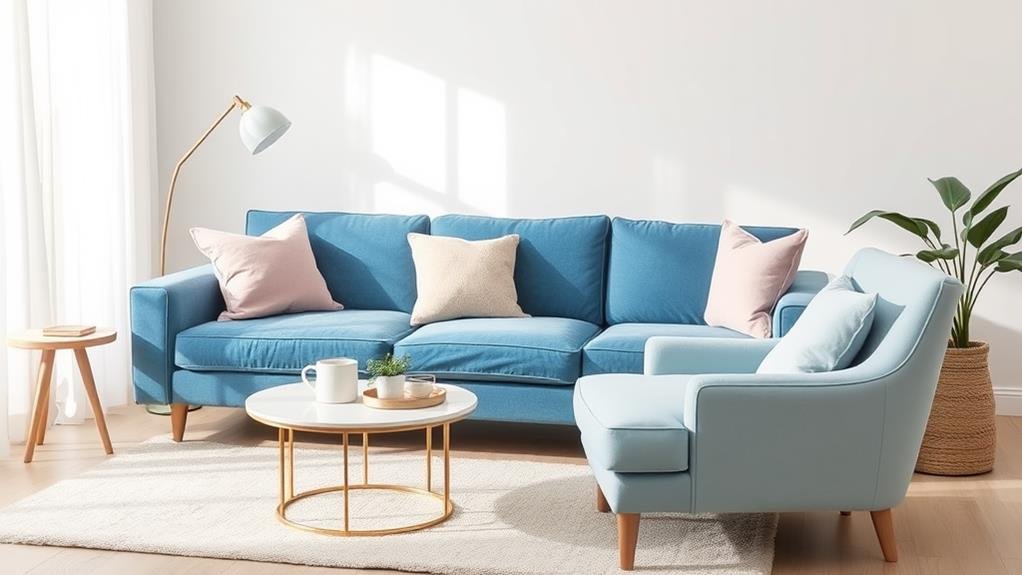 10 Best Colour Schemes to Go With Blue Sofa