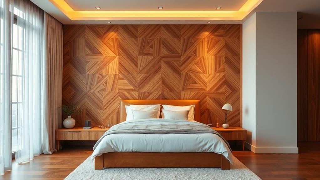 10 Stunning Bed Back Wall Design Ideas