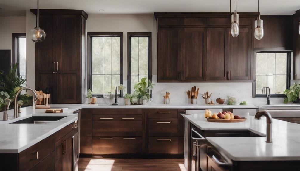 15 Modern Walnut Kitchen Cabinet Ideas