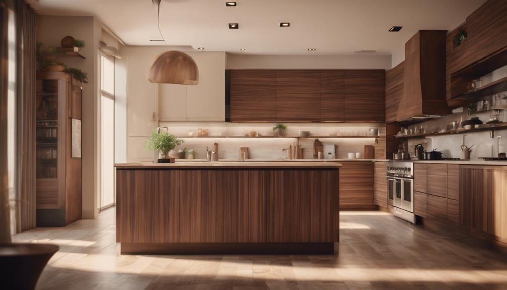 15 Modern Walnut Kitchen Cabinet Ideas