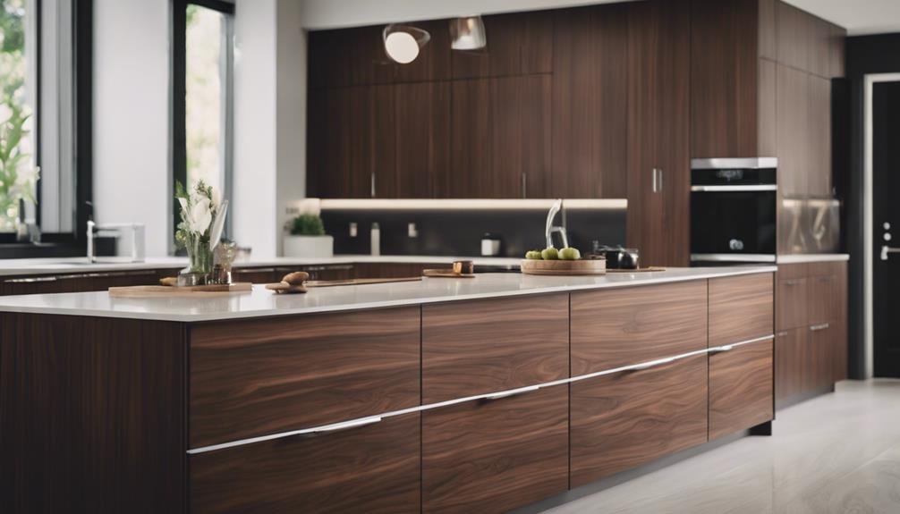 15 Modern Walnut Kitchen Cabinet Ideas