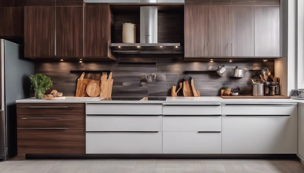 15 Modern Walnut Kitchen Cabinet Ideas